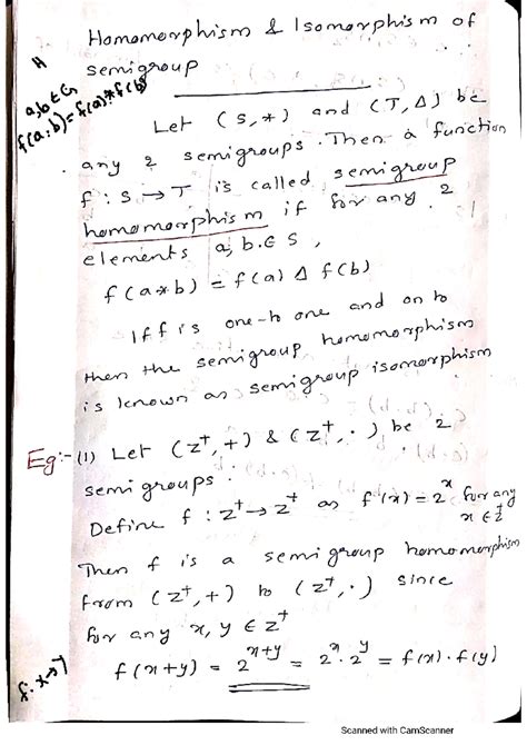 4 Edited Homomorphism Isomorphism Of Semigroup And Monoid Homomorphism Isonorphism Of H