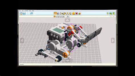 Lego Nxt Sumo Robot Lego Digital Designer Template Youtube
