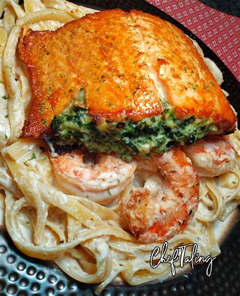 Chef Taling New 🔥 Crab Spinach And Cheese Stuffed Chef Taling New 🔥 Crab Spinach And Cheese Stuffed