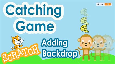 How To Add A Backdrop How To Make A Catch Game In Scratch Step 1
