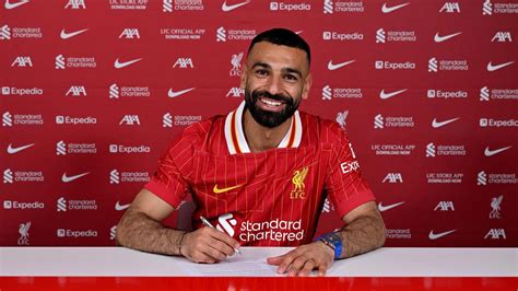 Mohamed Salah Signs New Contract With Liverpool Fc Liverpool Fc