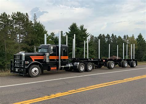 Straight Frame Logging Trailer Custom Built By Neustar
