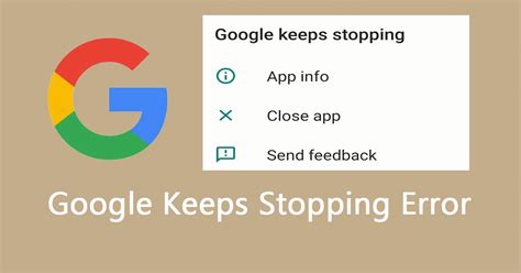 How To Correct Google Keeps Stopping Error Ways