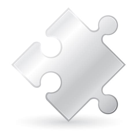 Metallic Puzzle Vector Illustration 493047 Vector Art At Vecteezy