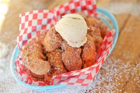 Fried Peaches And Cream