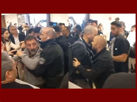 အစ္စရေးလွှတ်တော်မှာ ဓားစားခံမိသားစုဝင်တွေ နဲ့ အစောင့်တွေ ထိုးကြိတ်မှုဖ