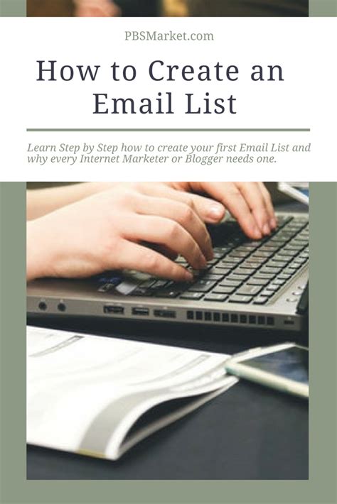 How To Create An Email List Step By Step Tutorial PBS Market
