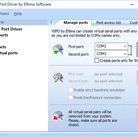 Virtual Serial Port Software Binew