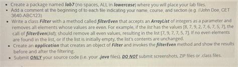solved create a package named lab7 no spaces all in