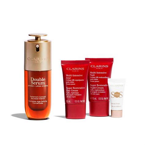 Double Serum Estuche Tratamientos Faciales Clarins Perfumes Club