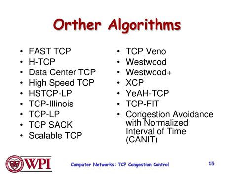 PPT TCP Congestion Control PowerPoint Presentation Free Download ID