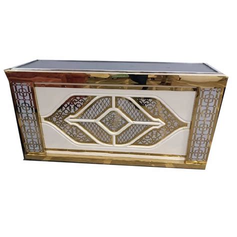 Golden Glass Rectangular Buffet Table At Rs 15000 In Ghaziabad Id