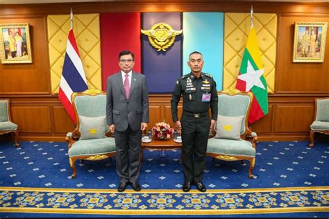 ทูตเมียนมา เข้าพบ ผบ สูงสุด กระชับความสัมพันธ์สองประเทศ