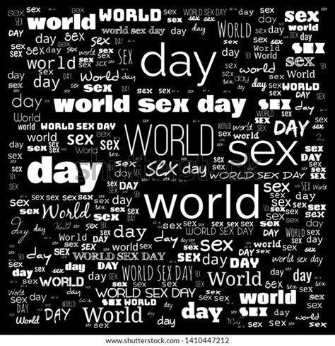 World Sex Day Word Cloudworld Sex Shutterstock