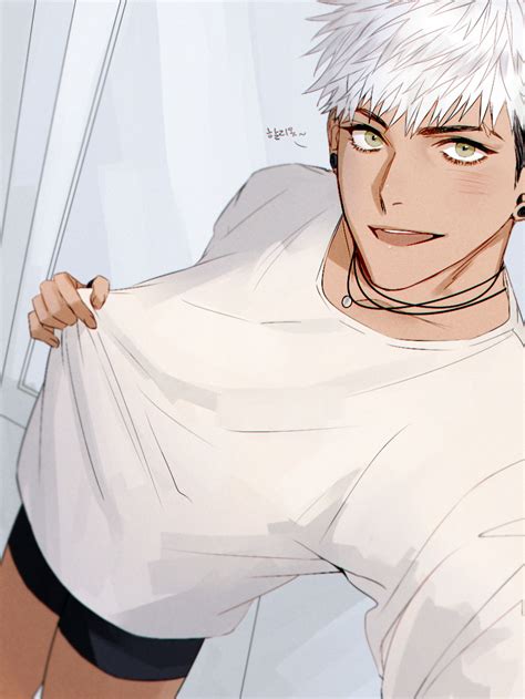 Pin By Sky Flakes On White Hair Guy White Hair Anime Guy Black Anime Guy Guys With White Hair