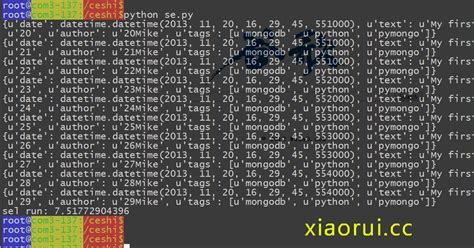 Mongodb 千万级数据在 Python 下的综合压力测试及应用探讨 Python 实战 从菜鸟到大牛的进阶之路 Udn开源文档