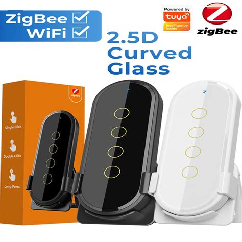 Tuya ZigBee Wireless Smart Home Scene Switch Light Remote Control Smart Life Phone App Gang