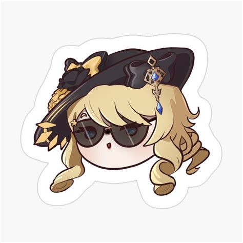 Navia Genshin Impact Chibi Sticker For Sale By Maru T Chibi Maru