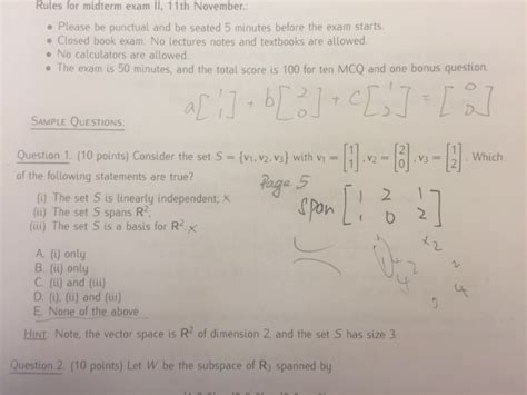 Solved Consider The Set S V V V With V Chegg Com