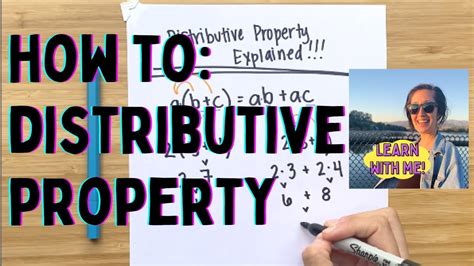 Distributive Property Examples Explanation And Practice Youtube
