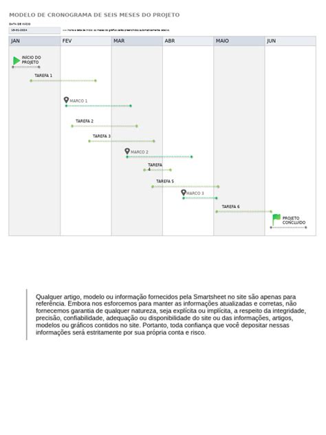 Ic Six Month Project Timeline Template For Excel 11412 Pt Pdf