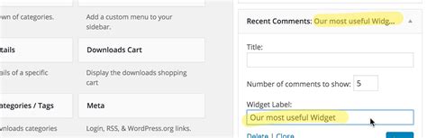 [wordpress] 外掛分享： widget labels 一介資男