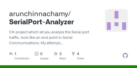 Github Arunchinnachamy Serialport Analyzer C Project Which Let You Analyze The Serial Port