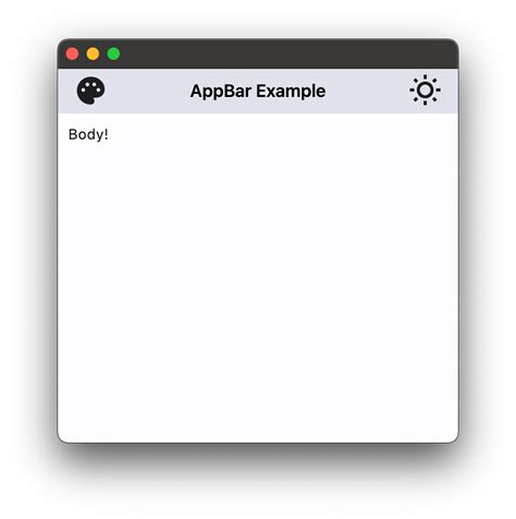 CupertinoAppBar Flet