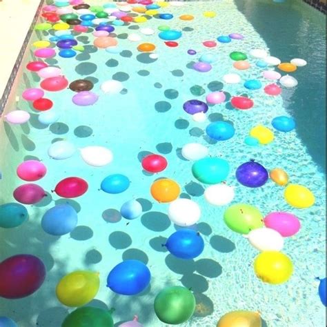 26 Amazing Things You Didnt Know You Could Do With Balloons Pool Party Decorations Pool