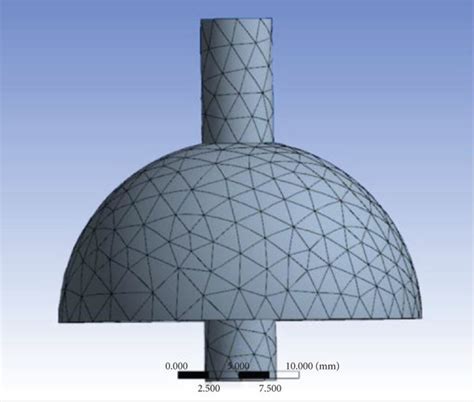 The Grid Finite Element Model Of The Hemispherical Resonator Download Scientific Diagram