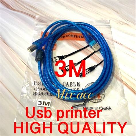 Jual Kabel Usb Printer 3m 3 Meter 3 M Kabel Printer 3m High Quality
