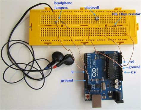Arduino Optical Theremin Arduino Theremin Synthesizer Diy