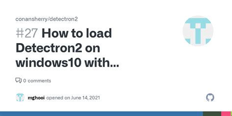 How To Load Detectron2 On Windows10 With Cuda111 And Pytorch 180 Is