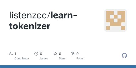 GitHub Listenzcc Learn Tokenizer