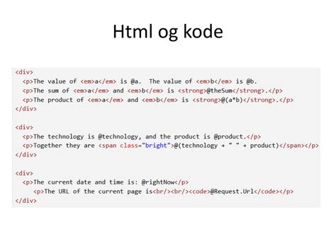 Ppt Programmering Af Dynamiske Websider Powerpoint Presentation Free Download Id6393786