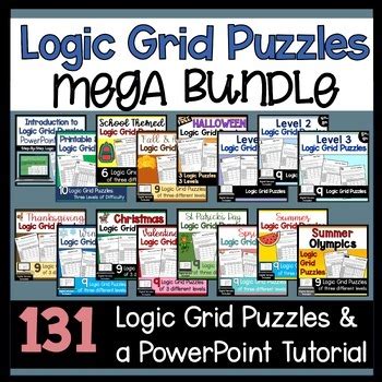 Logic Grid Puzzles Mega Bundle By Erin S Classroom Creations TPT