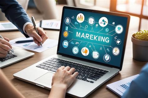 Premium Photo Cuttingedge Erp Software Streamlining Marketing Strategy For Modern Businesses