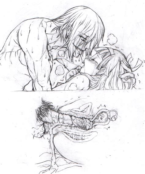 Rule 34 1girls Blood Blunt Bangs Blush Breasts Chaotic Unknown Closed