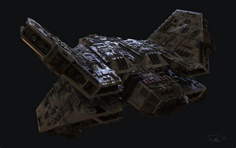 Artstation Angular Spaceship Drew Pace Sci Fi Ships Angular Cockpit