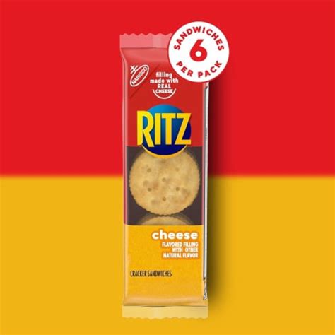 Ritz Cheese Sandwich Crackers 20 Snack Packs 27 Ounce Pack Of 1