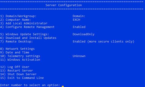 Exchange Server On Windows Server Core Martinsblog Dk
