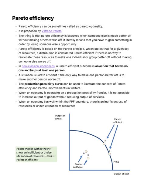 Pareto Efficiency Pareto Efficiency Pareto Efficiency Can Be