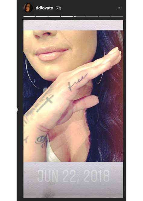 Demi Lovato Debuts New Tattoo After Breaking Sobriety