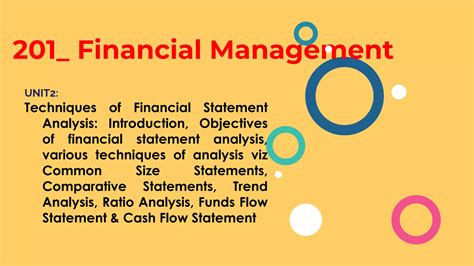Techniques Of Financial Statement Analysis Ppt