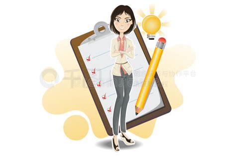 办公室高清图片 聪明的女商人完成了她的清单 聪明的女商人完成了她的清单图片免费下载 5162950413 千图网pro