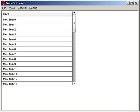 Trabalhando Com A Classe DataGrid Pacote Fl Controls