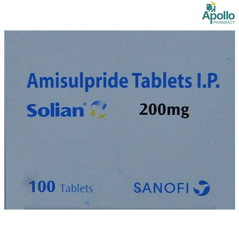 Solian 200mg Tablet Price Uses Side Effects Composition Apollo
