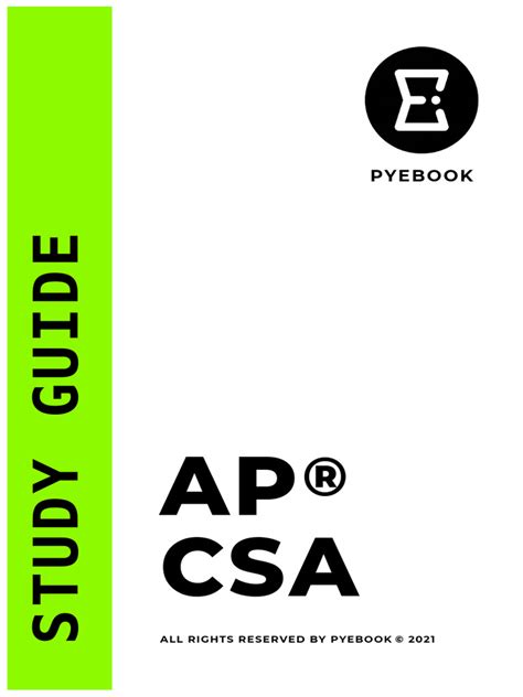 Ap Csa Pie Book Pdf Inheritance Object Oriented Programming