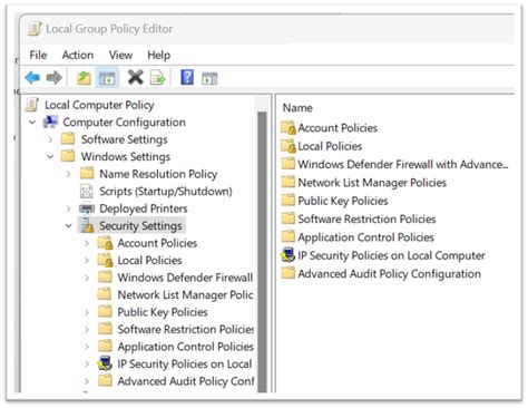 Local Password Policy On Windows