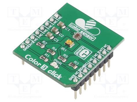color 3 click mikroe click board prototype board comp tcs3771